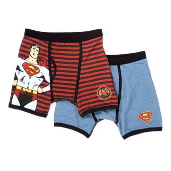 DC Comics | Accessories | Dc Comics Vintage Style Superman Boxer Briefs ...
